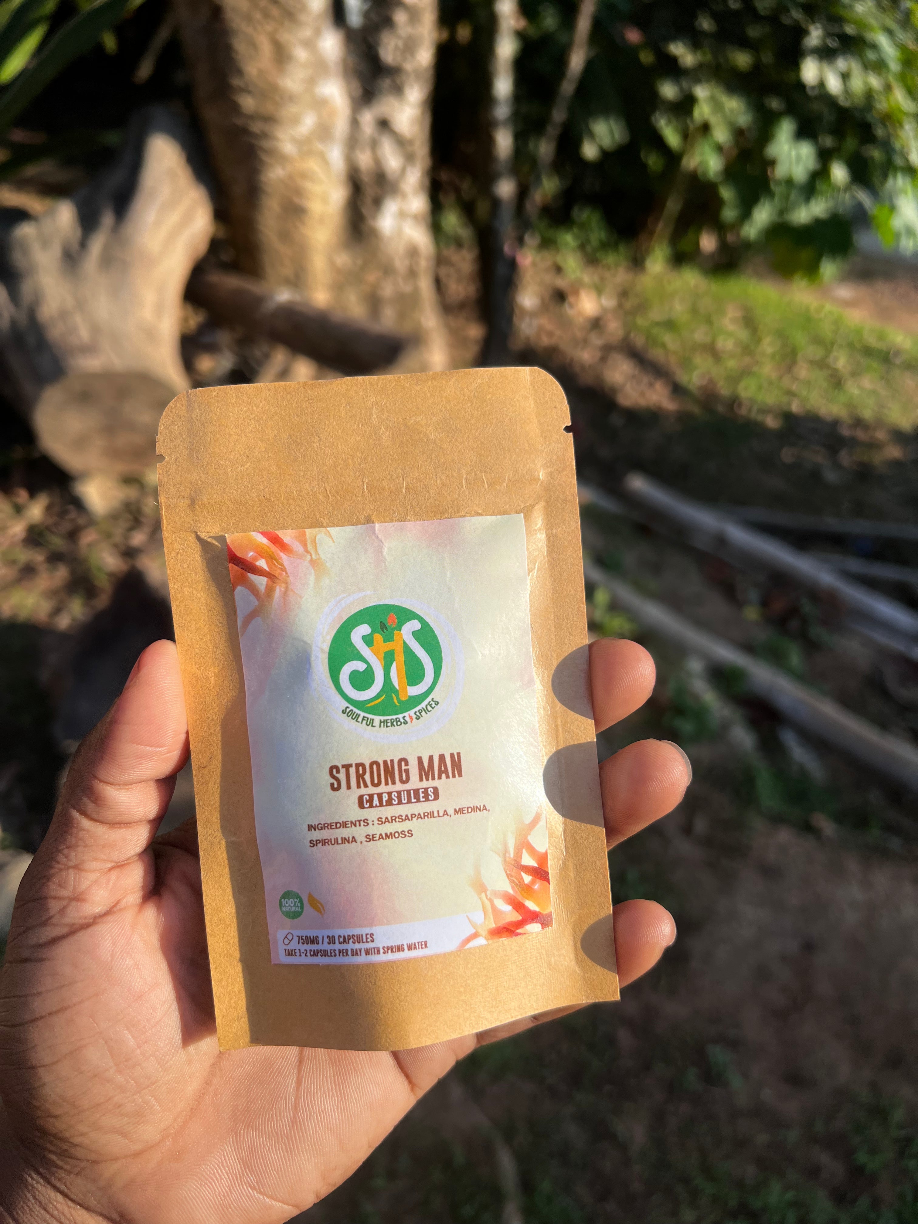 Strong Man Capsules – Soulful Herbs & Spices