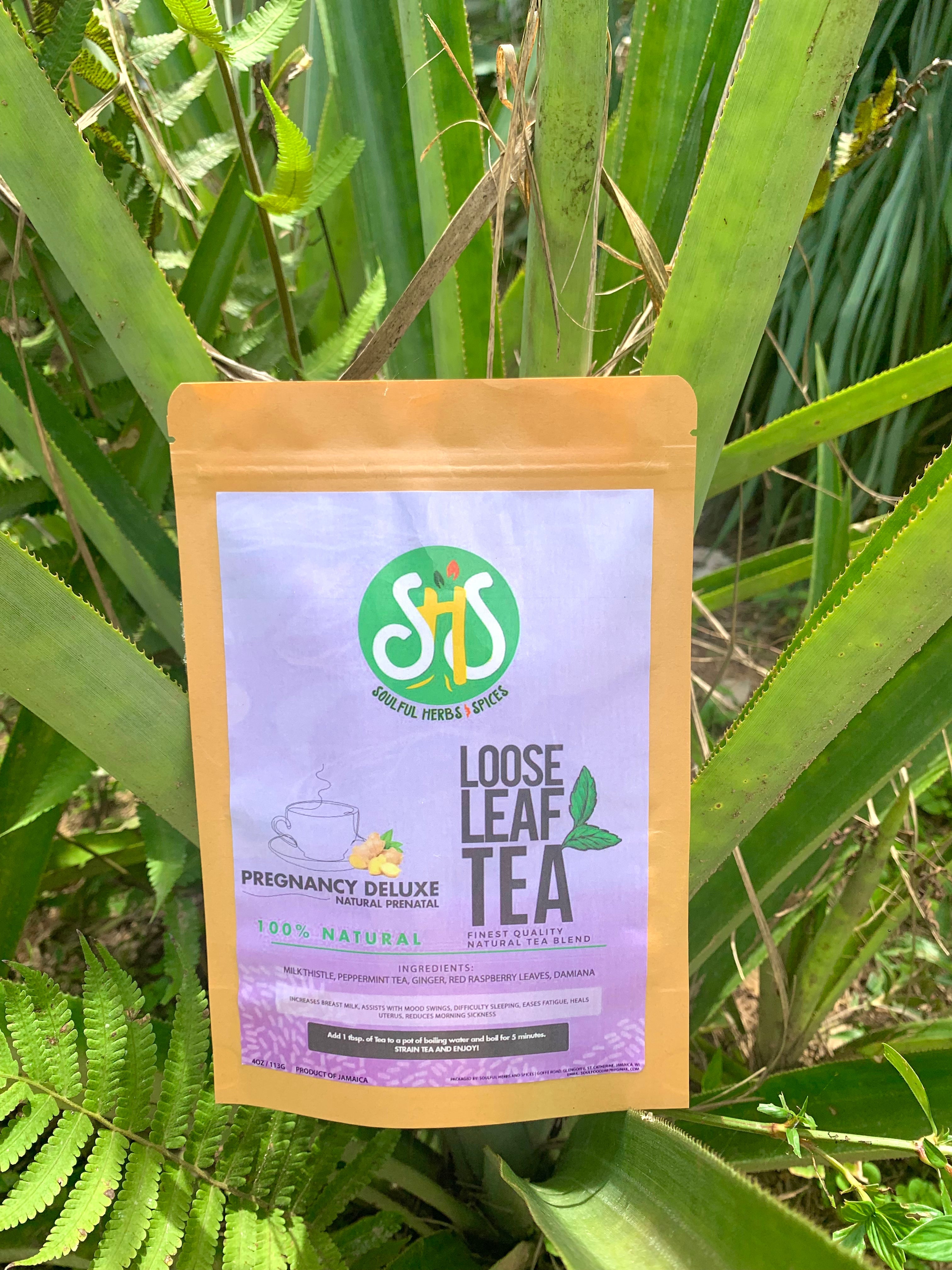 Pregnancy Deluxe Prenatal Tea – Soulful Herbs & Spices